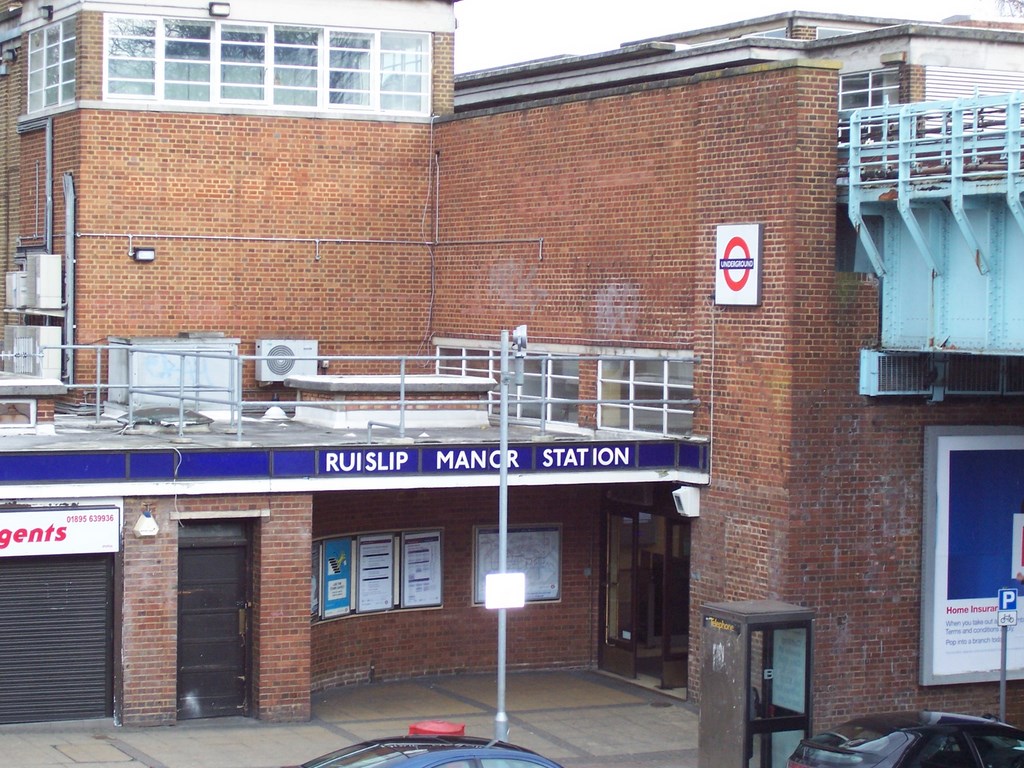 Ruislip Manor Station Entrance