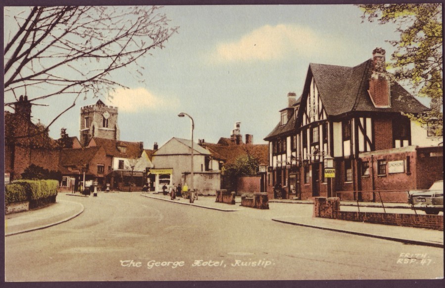 Postcard Of The George Ruislip