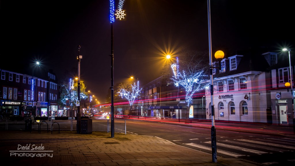 The Christmas Lights Ruislip High Street 2020