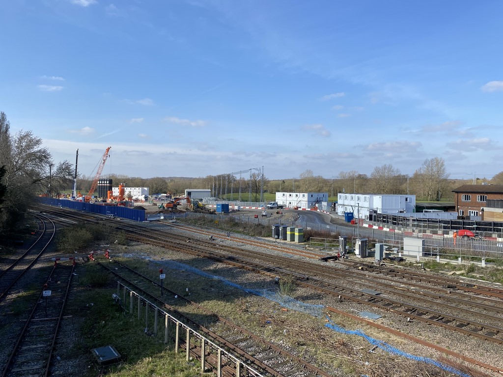 West Ruislip 2020 HS2 Works From The Bridge