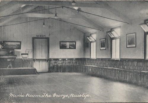 The Original George Hotel In Ruislip Music Room